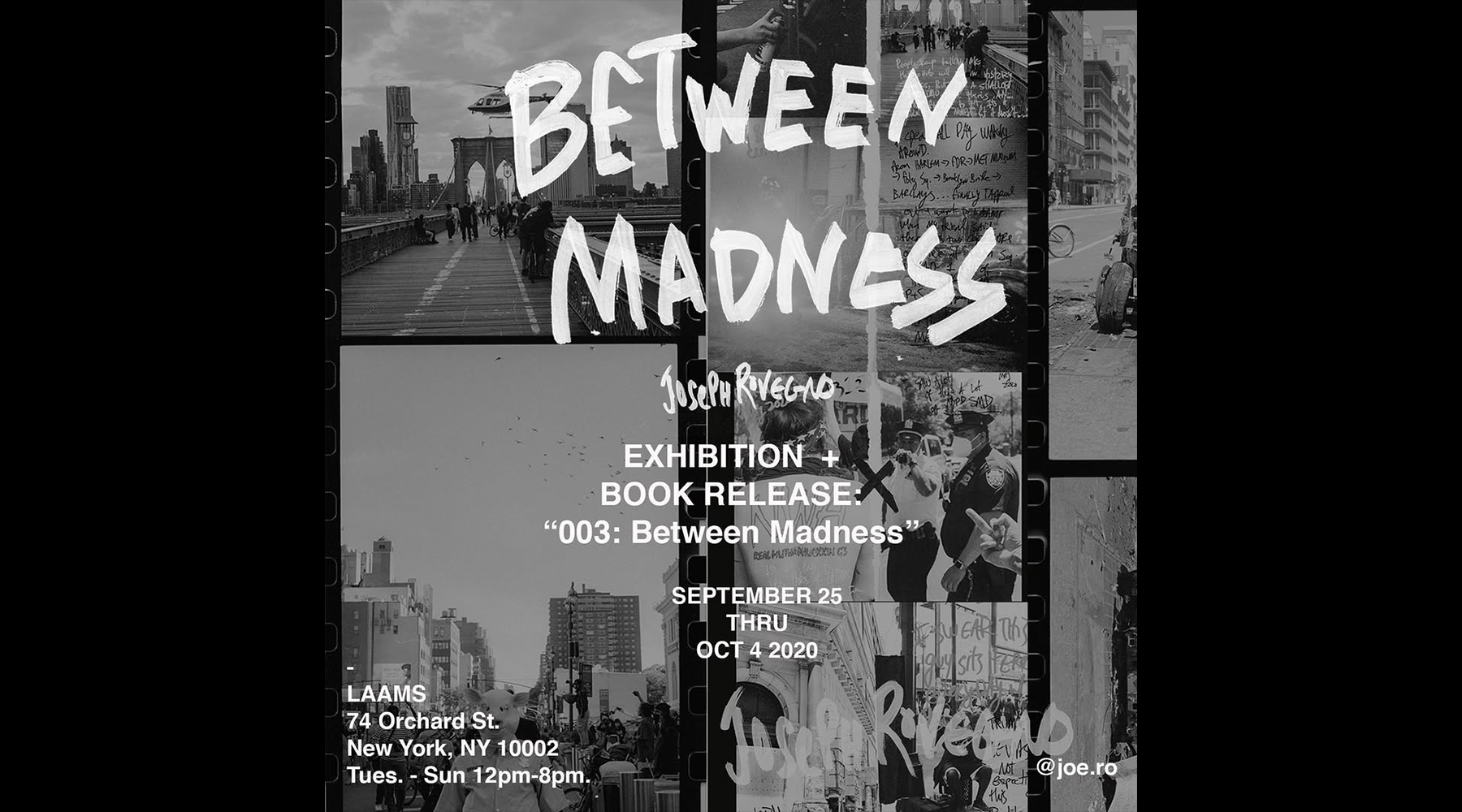 Joe Ro's 1st NYC Solo Exhibition: 003 "Between Madness" at LAAMS